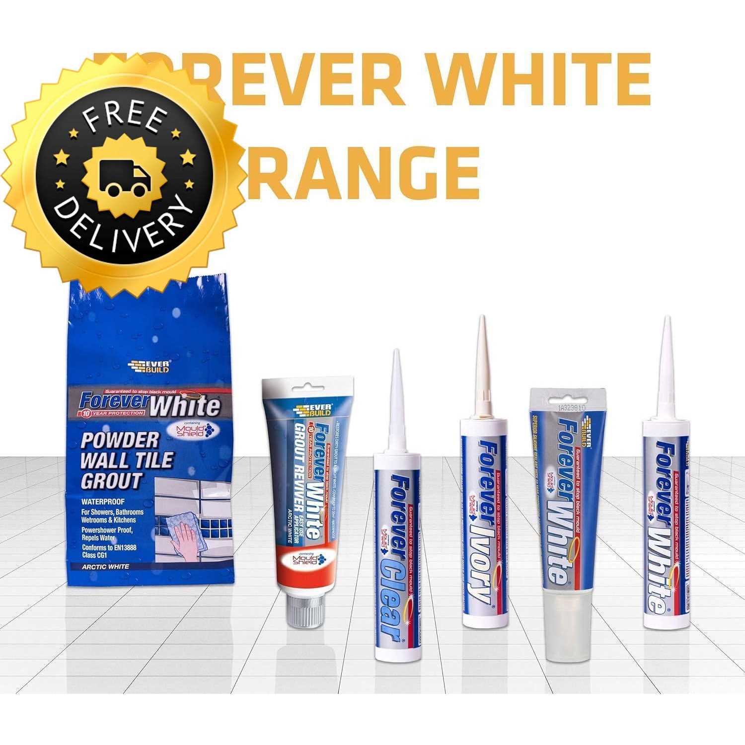Everbuild Forever White Grout Reviver 200ml - Hardware&Tools Online Store