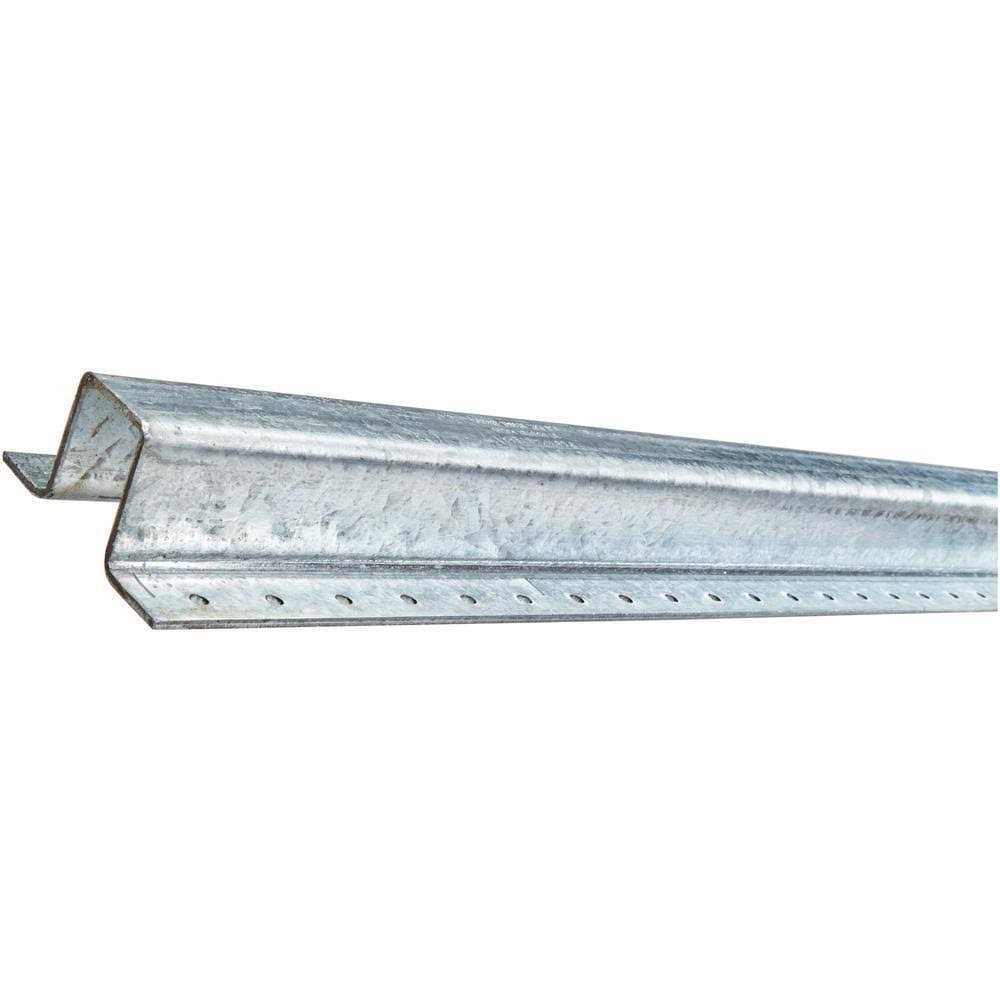 Master Halco Galvanized Steel Wood Fence Line Post 633663 - Hardware ...