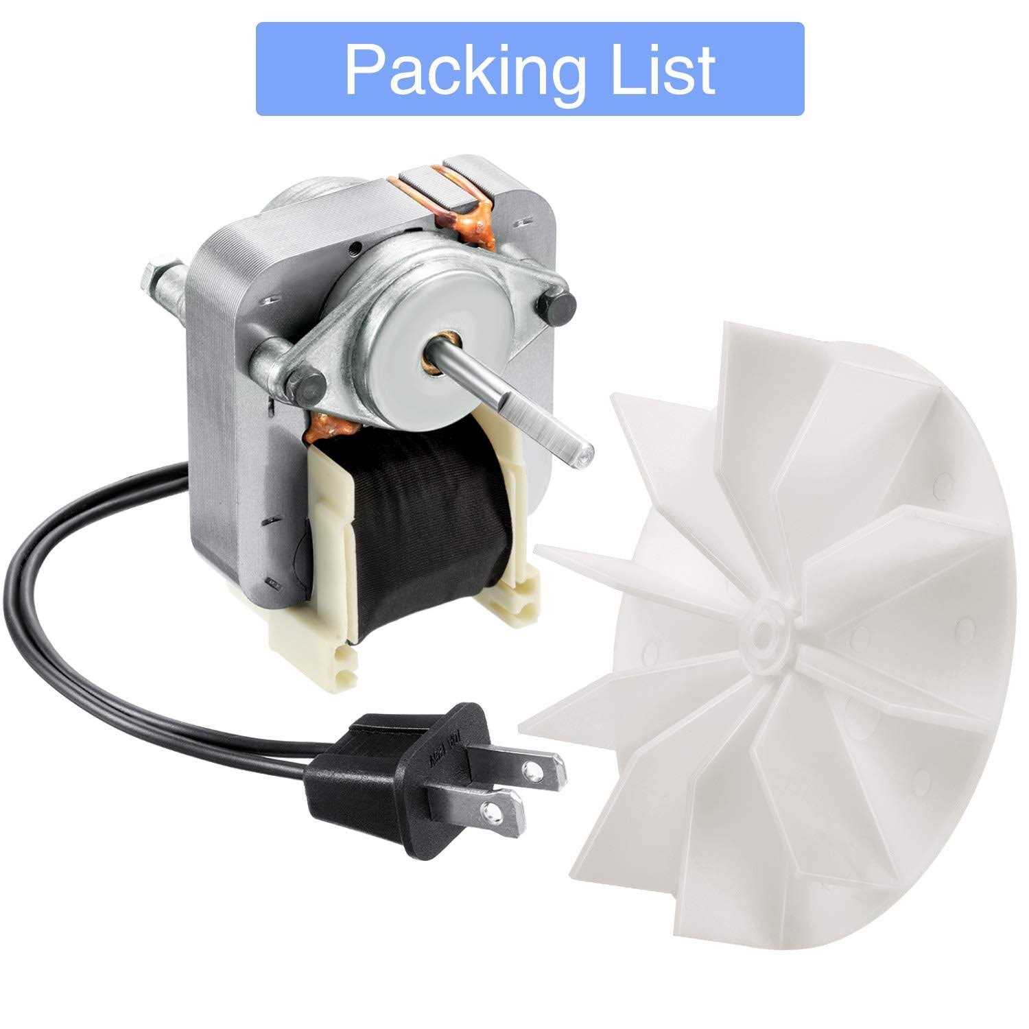 Fiada Universal Bathroom Vent Fan Motor Replacement Electric Motors Kit ...