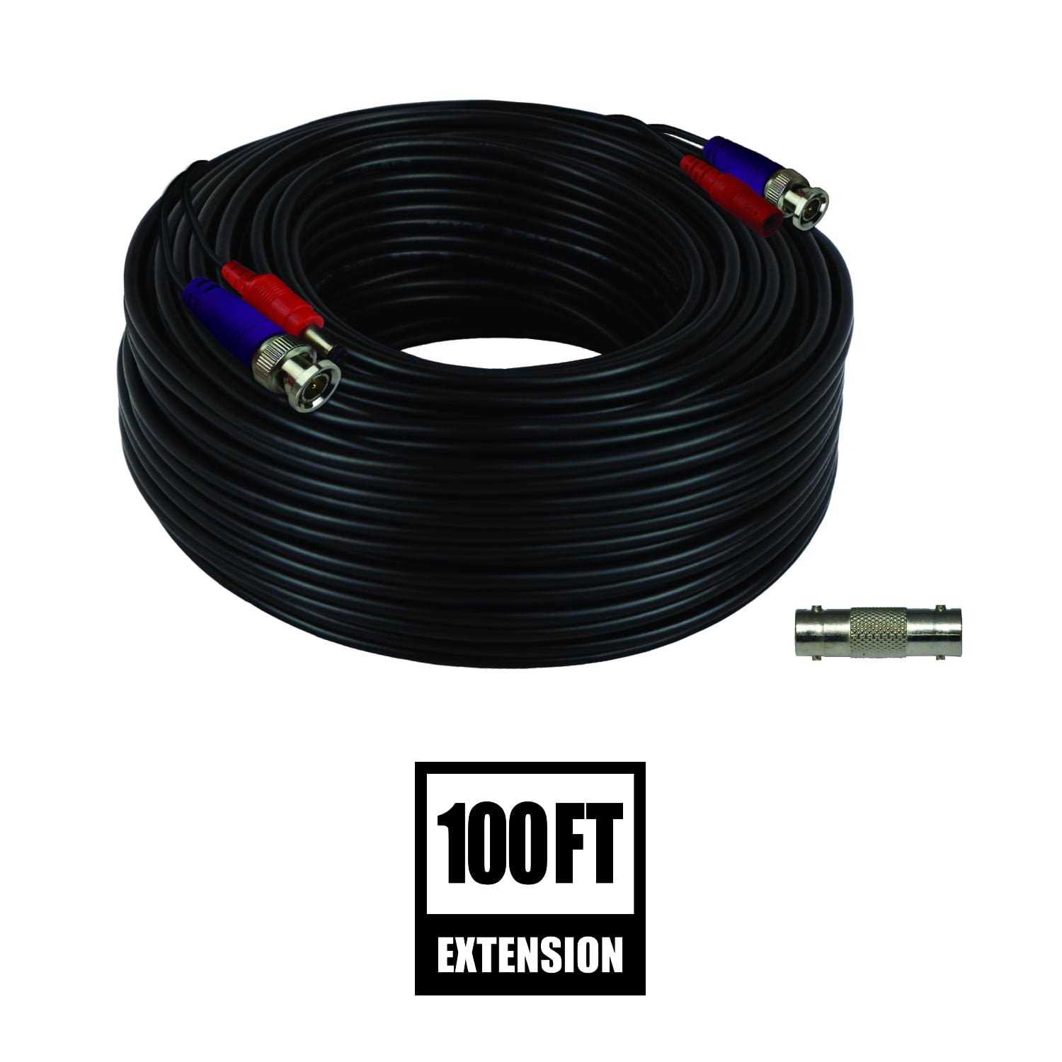 Night Owl 100 ft. In-Wall Video & Power Extension Cable - Hardware ...
