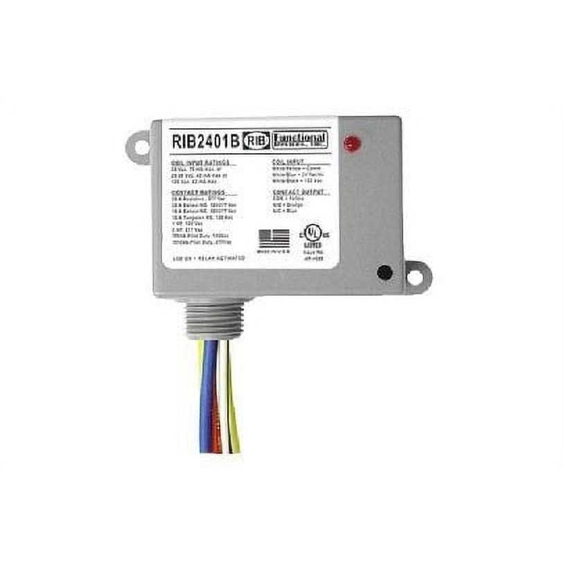 Functional Devices RIB2401B Enclosed SPDT Power Relay - Hardware&Tools ...