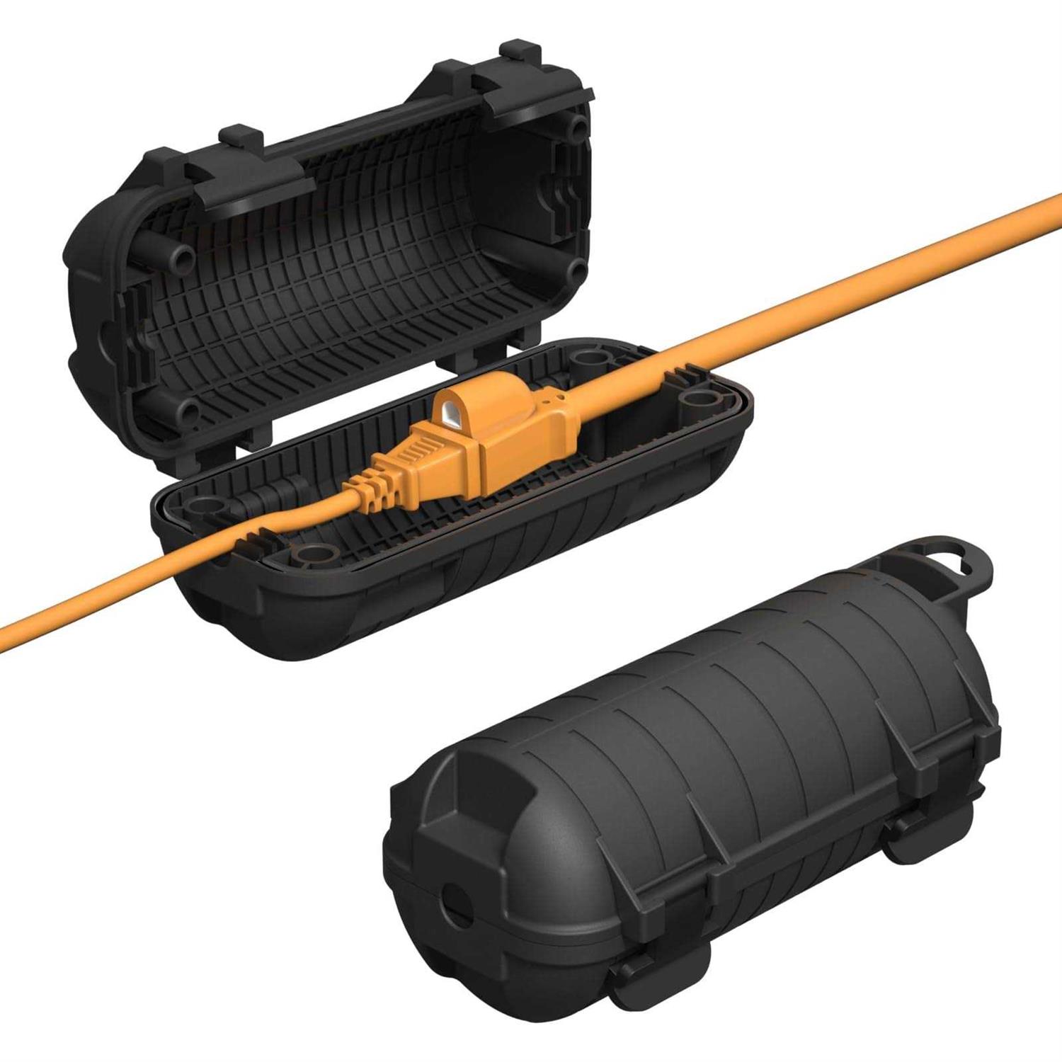 Extension Cord Cover Outdoor Cord Connector Protector IP54 Waterproof ...