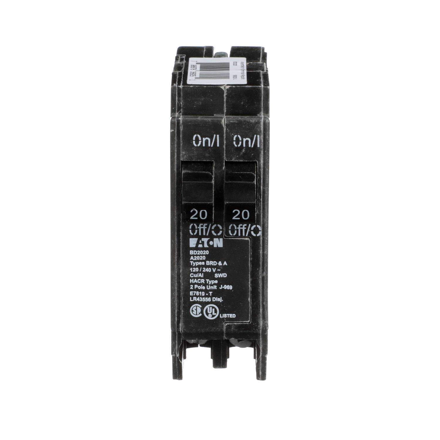 Eaton Tandem Duplex Circuit Breaker BD2020 - Hardware&Tools Online Store
