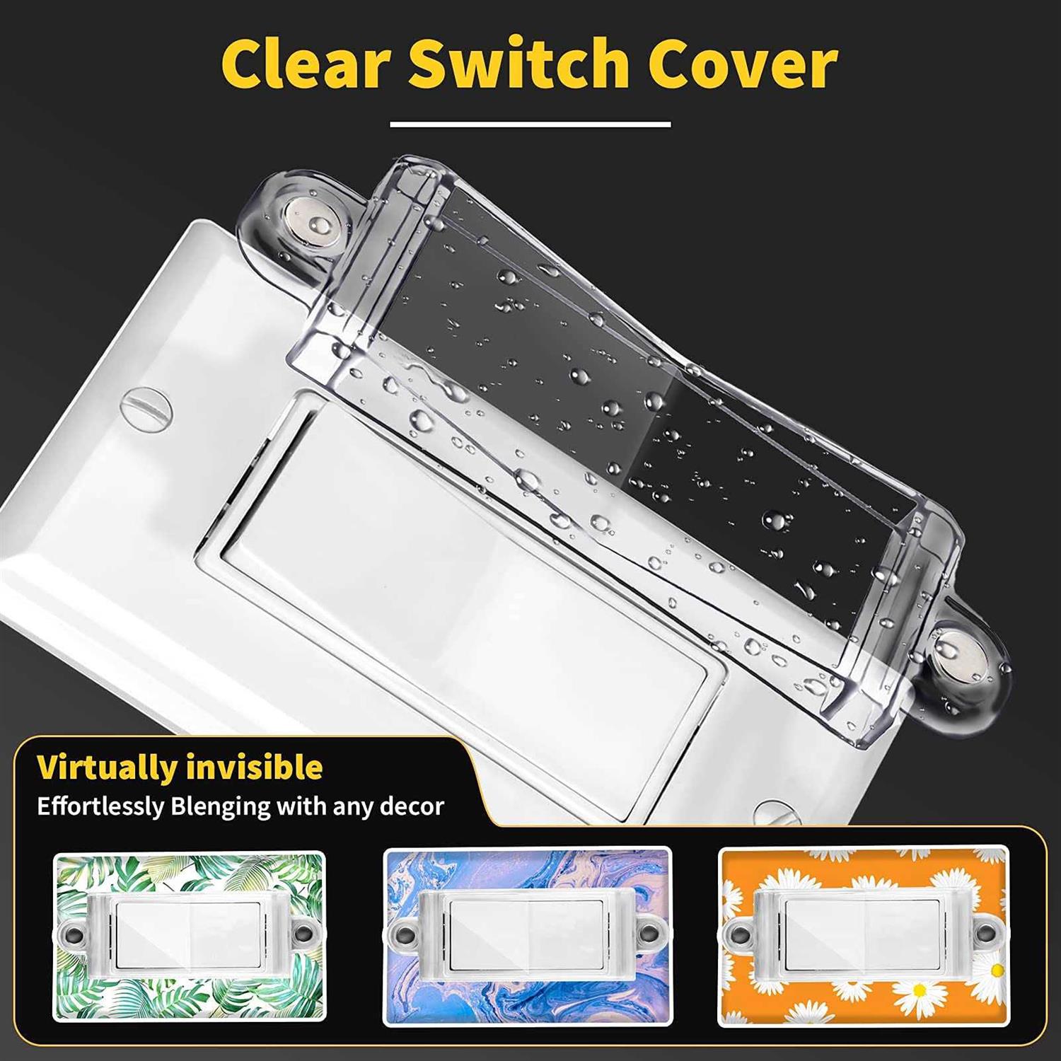 Light Switch Guard Cover PSZEZNZ Light Switch Outlet Covers for Flat ...