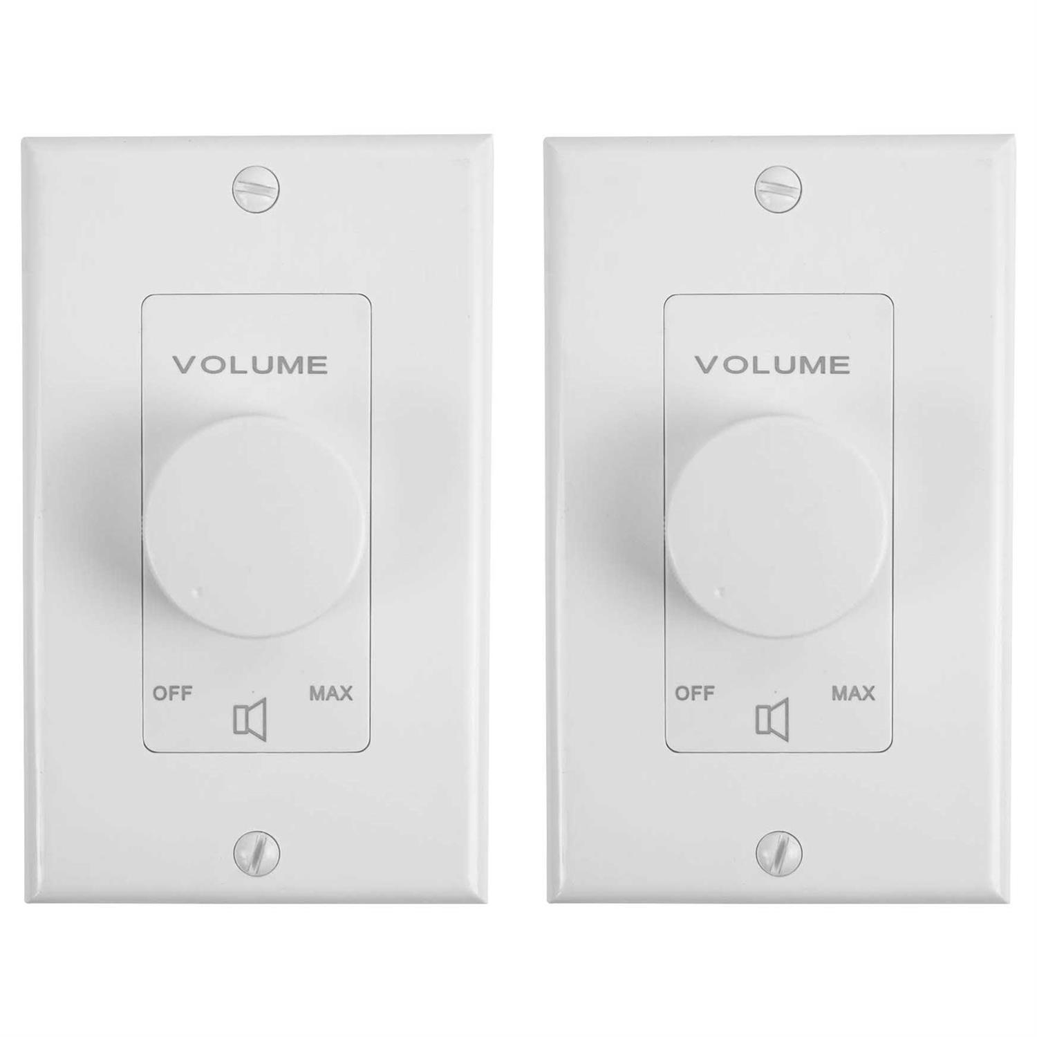 Rockville VOL70100 100 Watt 70v Wall Volume Control Zone Controllers ...