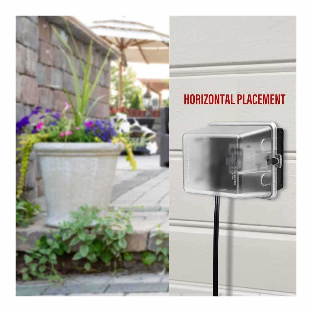 Enerlites Extra-Duty Weatherproof Enclosure, Outdoor Decorator/GFCI ...