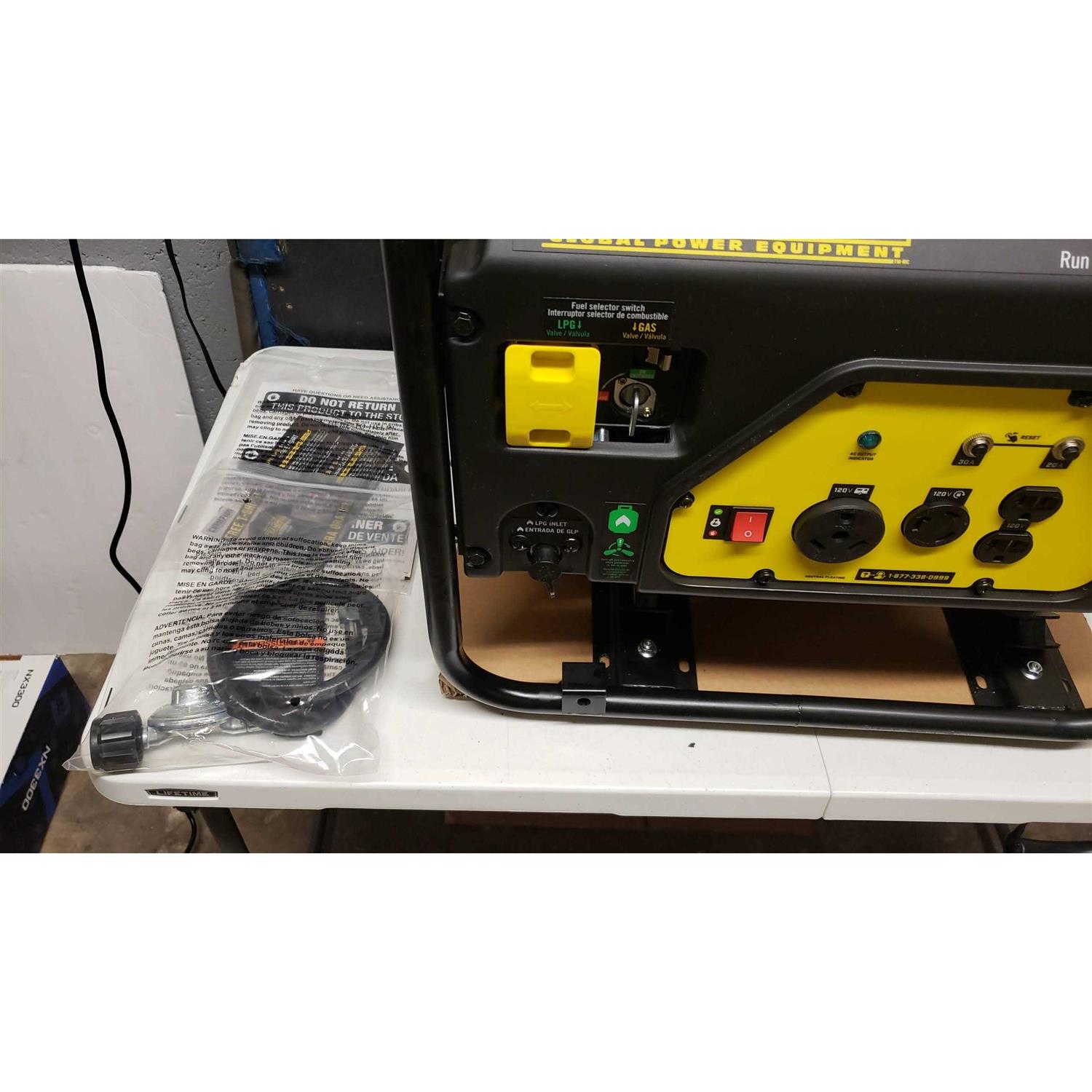 Champion Power Equipment 3500W/4375W Dual Fuel Generator - Hardware ...