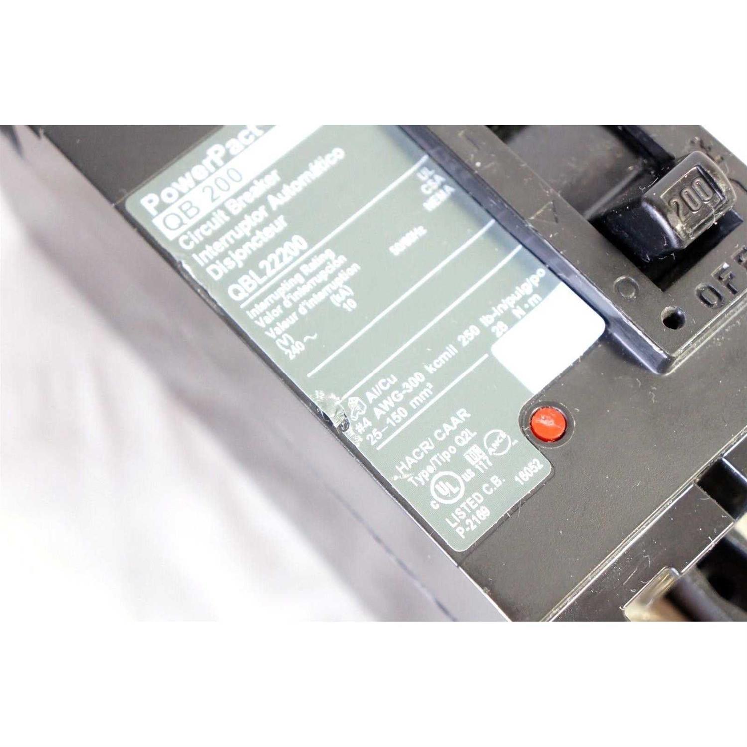 Square D QBL22200 Circuit Breaker - Hardware&Tools Online Store