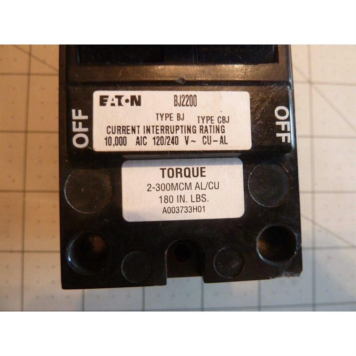Eaton Circuit Breaker BJ2200 - Hardware&Tools Online Store