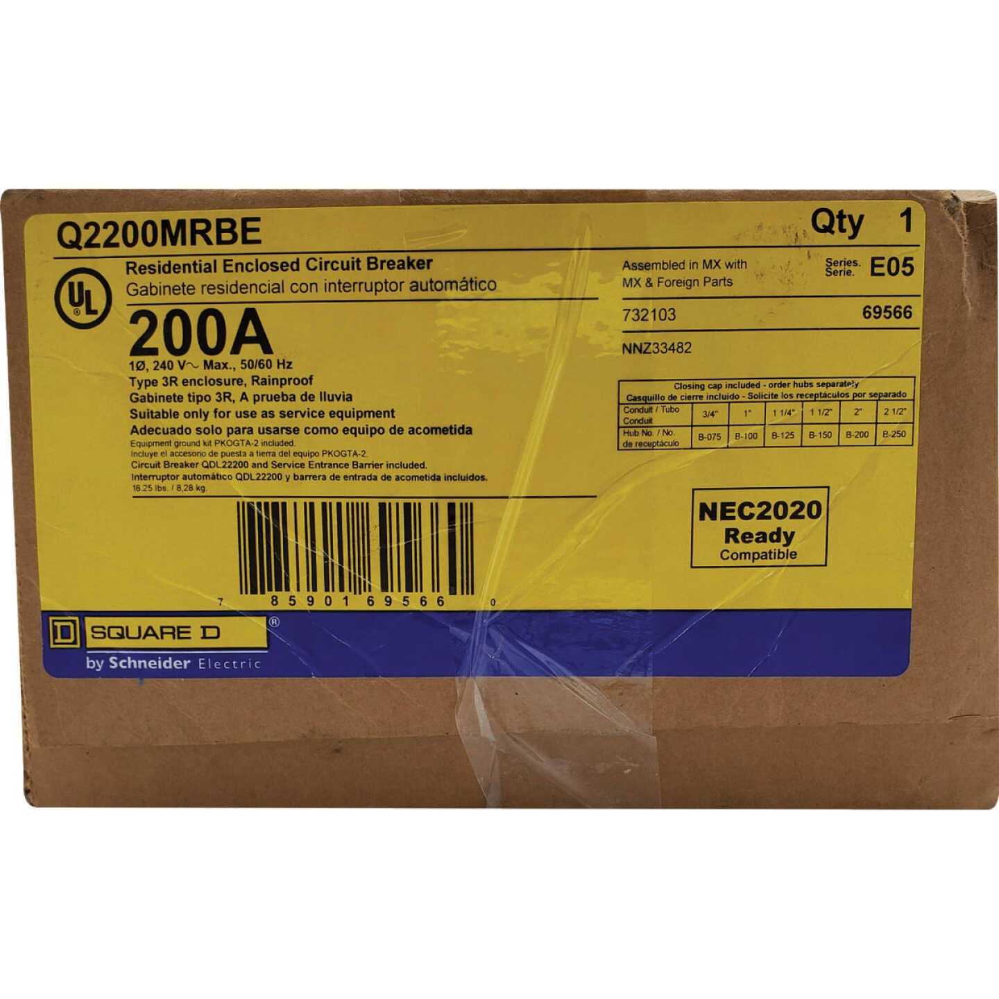 Square D 200-Amp 2-Pole Main Circuit Breaker Q2200MRBE - Hardware&Tools Online Store