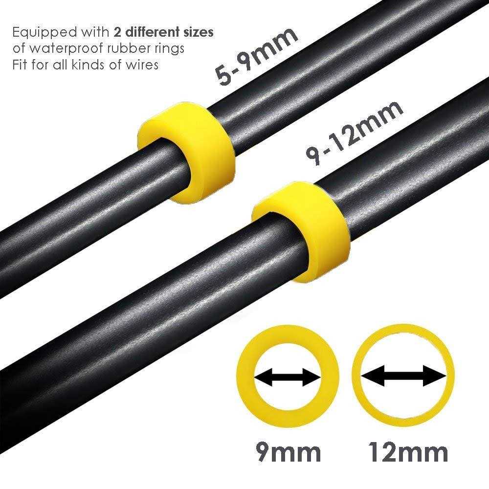 FX Junction Box Waterproof IP68 2 Way Plug Line M20 Coaxial Cable ...