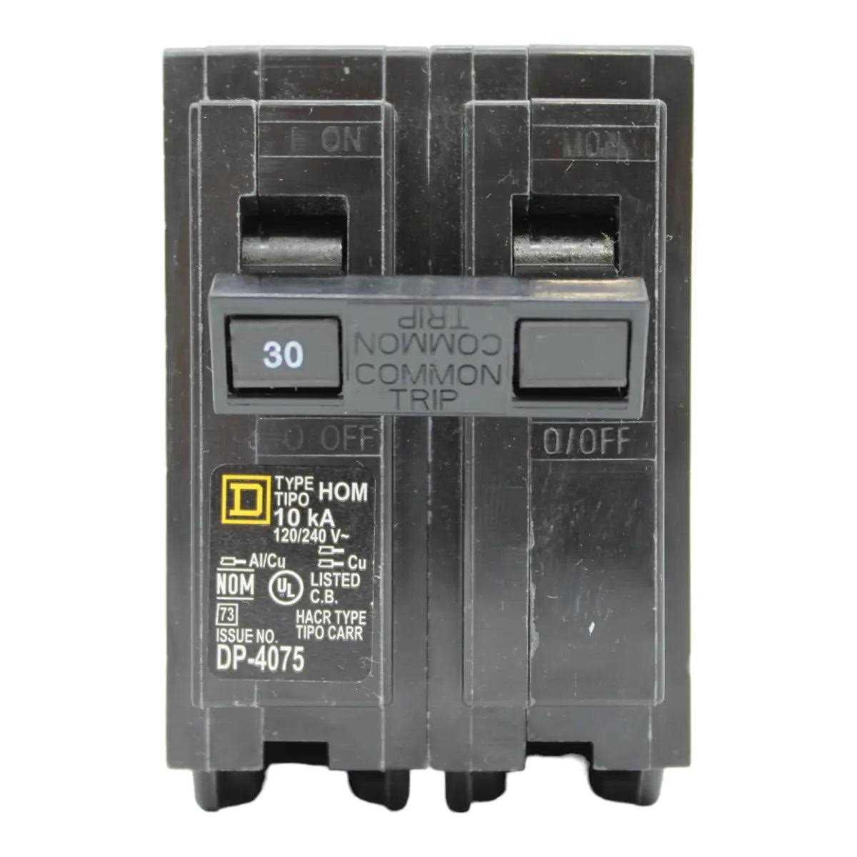 Square D HOM230 2 Pole Circuit Breaker - Hardware&Tools Online Store