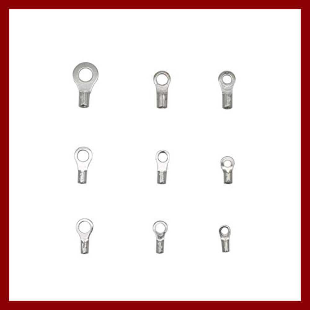 450pcs 15 in 1 Crimp Terminal Non-Insulated Ring Fork U-Type Female ...