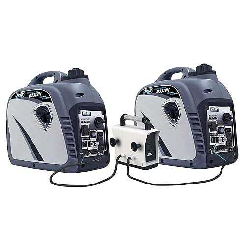 Pulsar G2319N 2,300W Portable Gas-Powered Inverter Generator with USB ...
