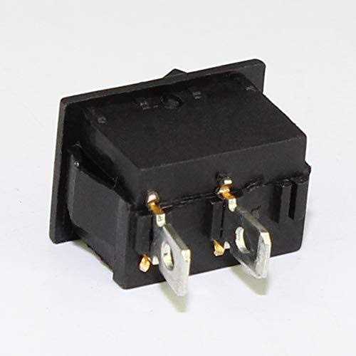 DaierTek Mini Rocker Switch 12V 20A T85 2 Pin SPST Small ON Off Switch ...