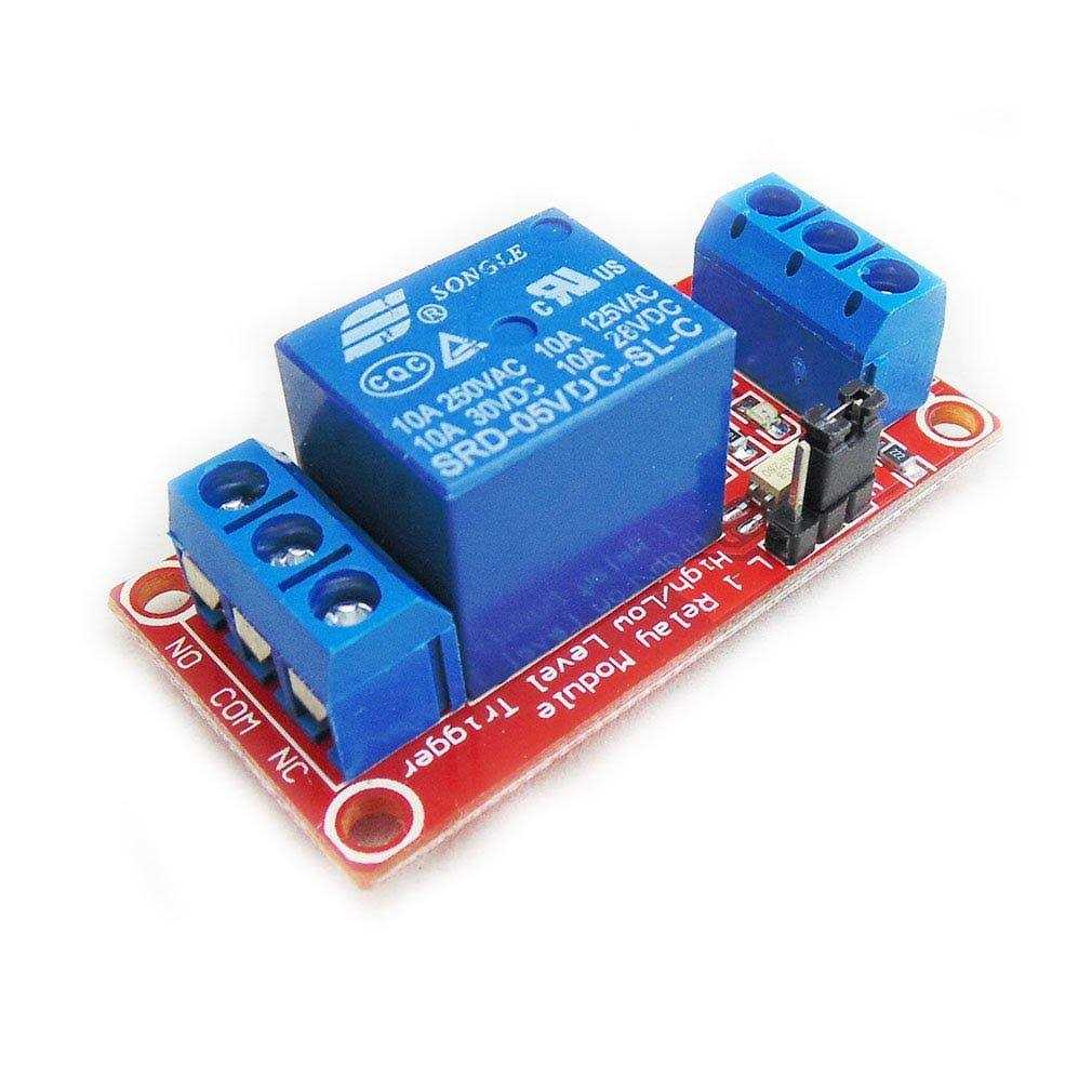 HiLetgo 2pcs 5V One Channel Relay Module Relay Switch with OPTO ...
