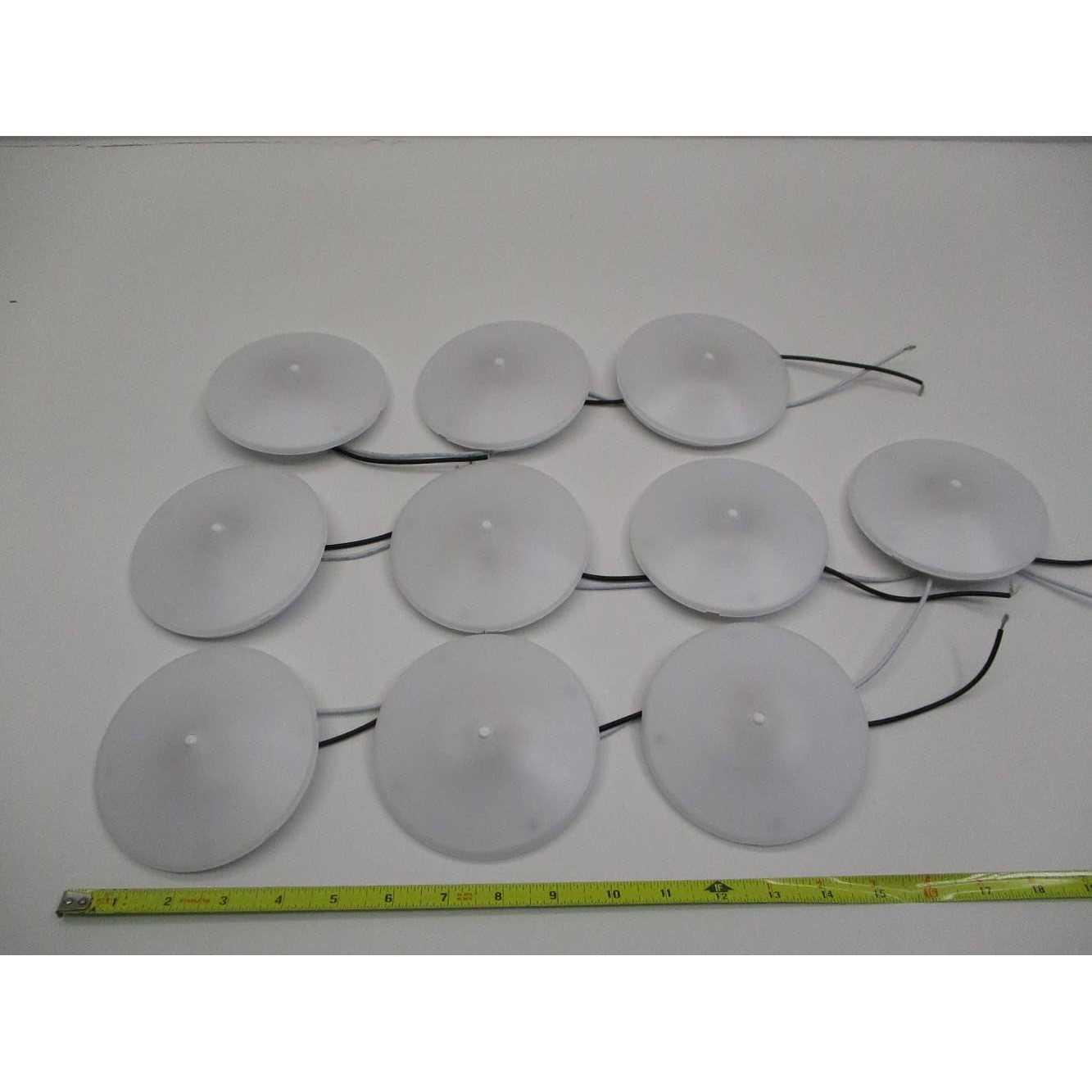 Command Electronics White LED 4.5 inch Round Camper RV Trailer Utility ...