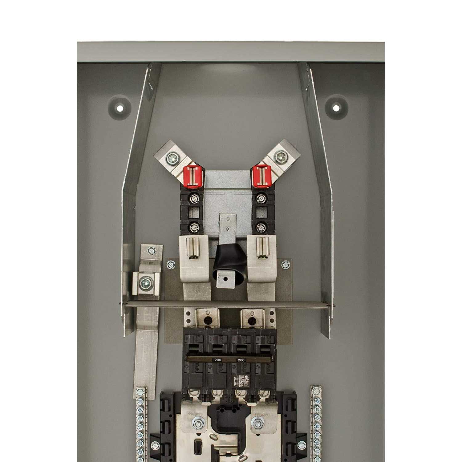 Siemens MC2040B1200S 20 Space 40 Circuit 200-Amp Surface Mount Meter ...