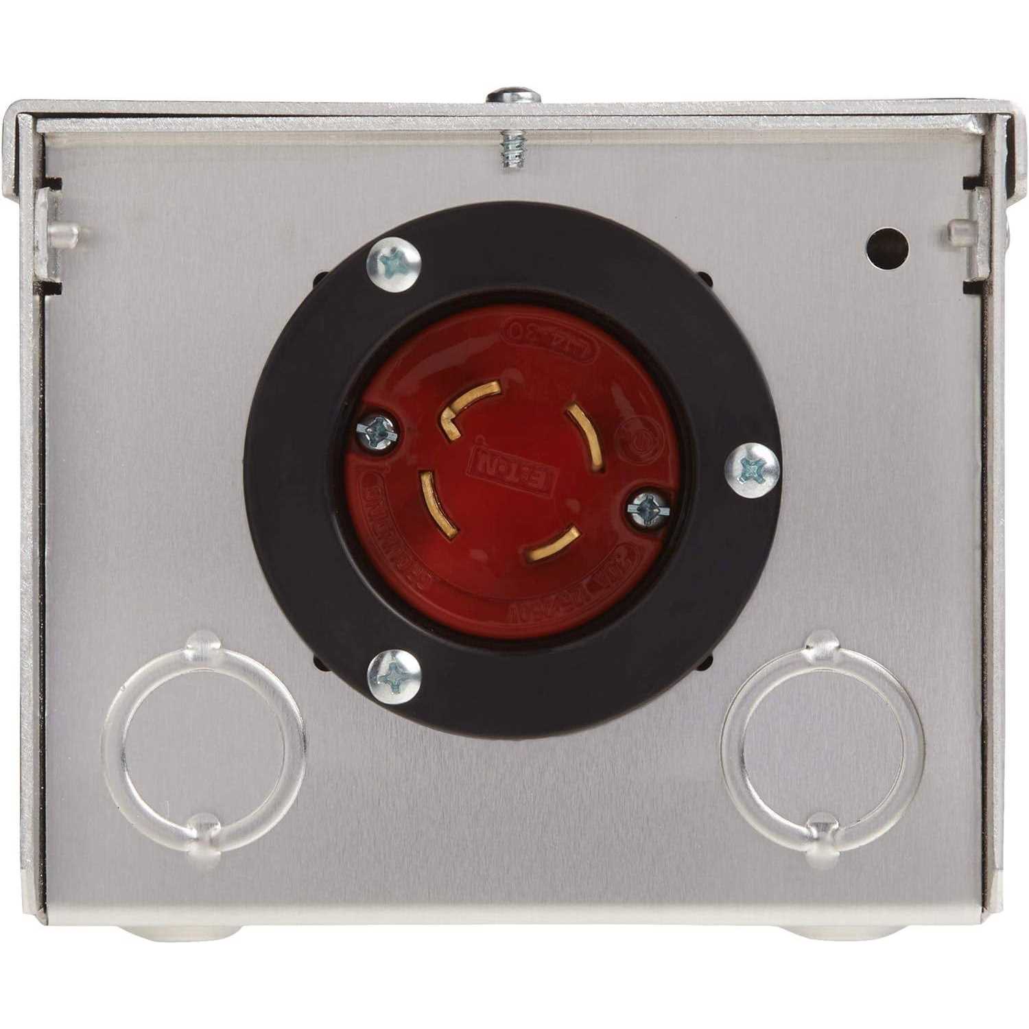 Generac 30A Aluminum Power Inlet Box 6343 - Hardware&Tools Online Store