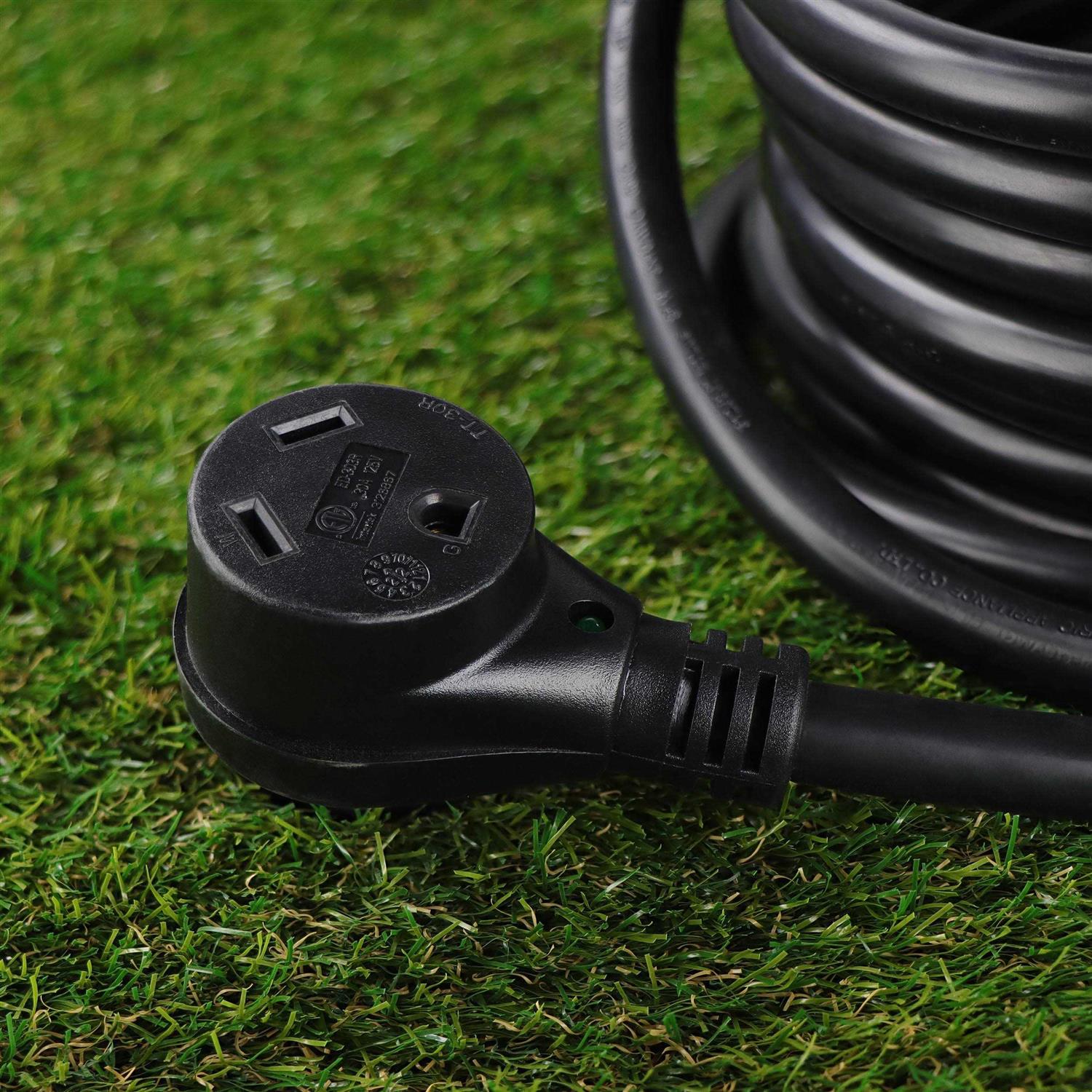 Dumble 30 AMP RV Power Cord w/ Indicator Light Camper Extension Cable ...
