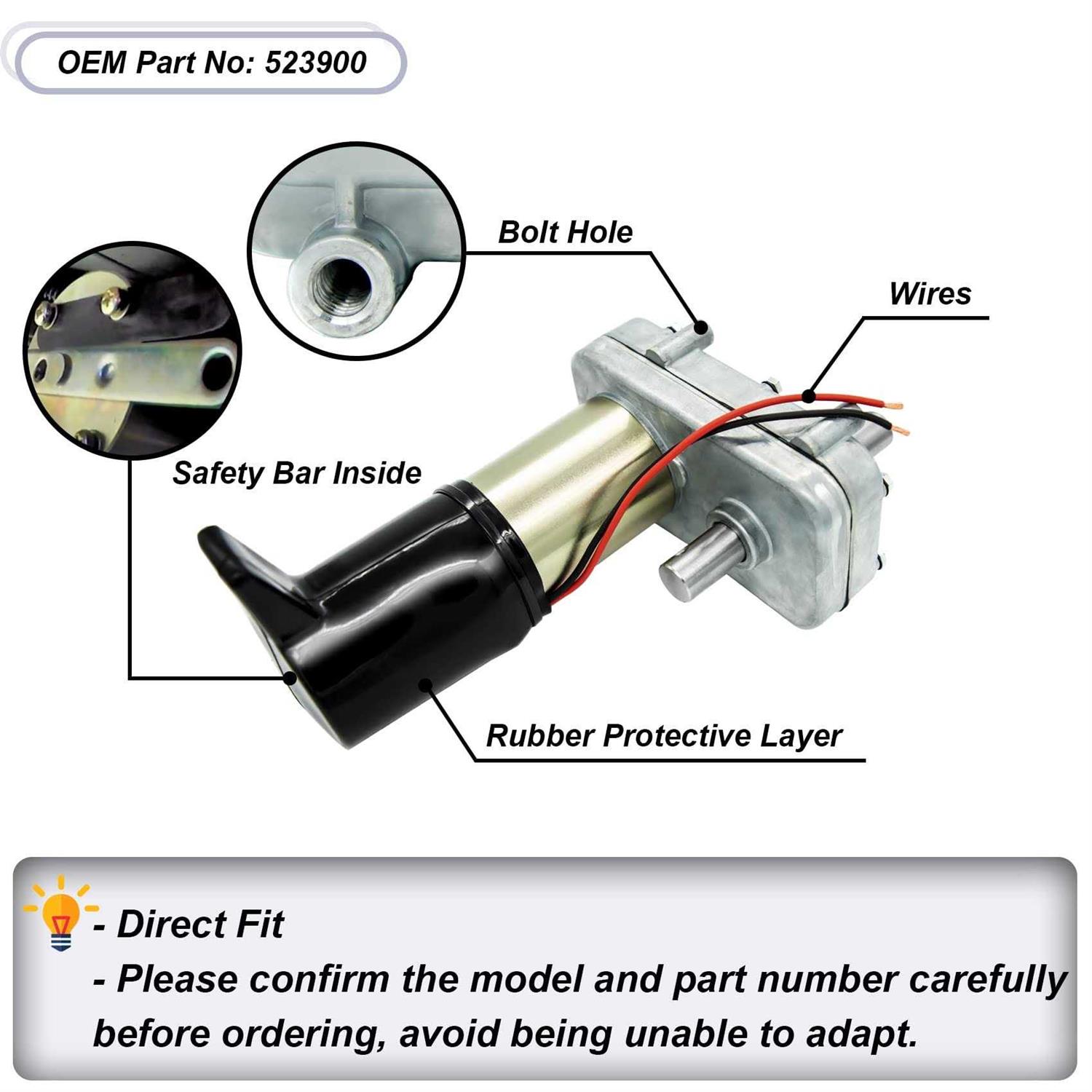 Rv Power Gear Slide Out Motor Motorhome Replacement Gearbox Motor in ...