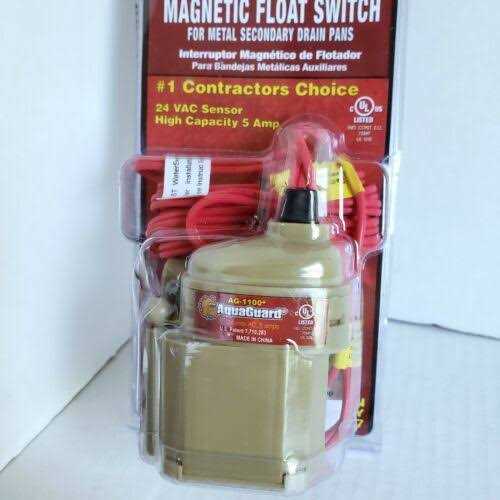 Rectorseal AquaGuard Magnetic Float Switch for Metal Secondary Drain ...