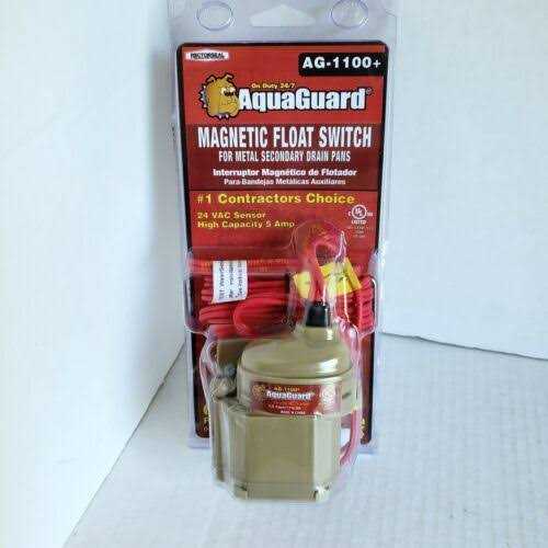 Rectorseal AquaGuard Magnetic Float Switch for Metal Secondary Drain ...