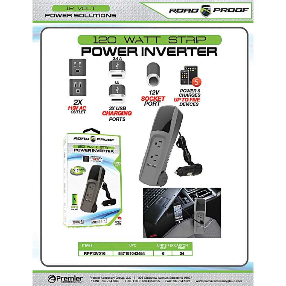 Premier Road Proof Power Strip Inverter at AutoZone - Hardware&Tools ...