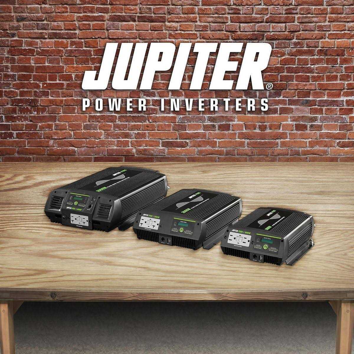 Jupiter Pure 2000 Watt Continuous/4000 Watt Peak Pure Sine Wave Power Inverter - Hardware&Tools ...