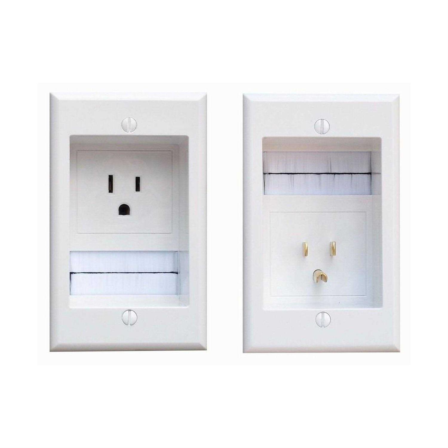 PowerBridge ONE-CK Recessed In-Wall Cable Management System with ...