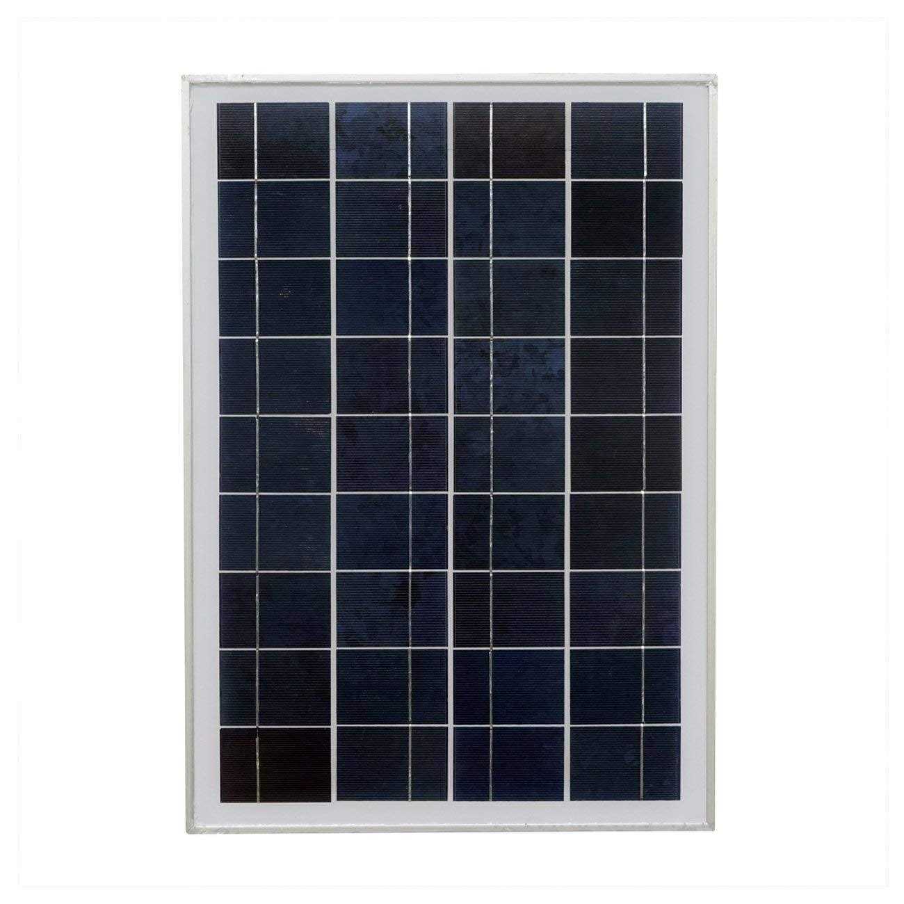 Eco-worthy Solar Panel 25w 12v Monocrystalline Waterproof Panel for ...