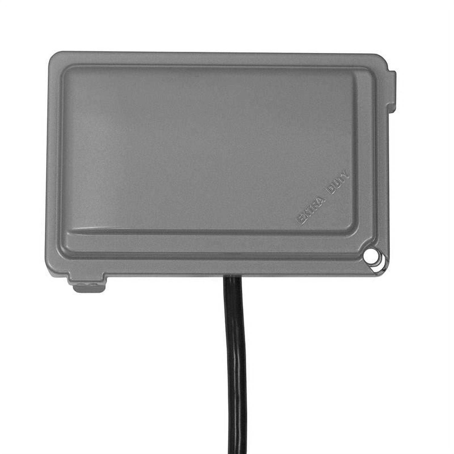 Sigma Electric Rectangle Die-Cast Metal 1 gang Weatherproof Cover ...