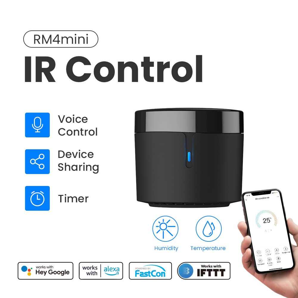 Broadlink RM4 Mini IR Universal Remote Control Smart Home Automation ...
