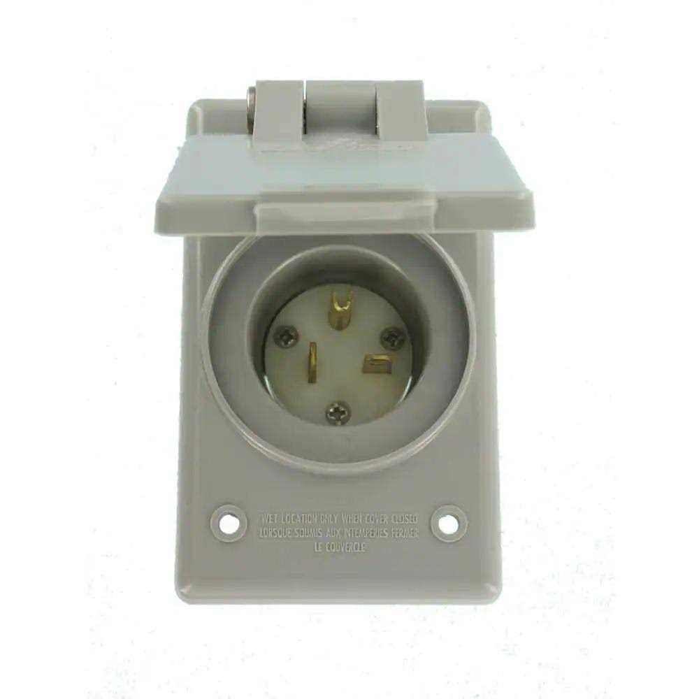 Leviton 5478 CWP 20 Amp 250 Volt Power Inlet Receptacle 5478-CWP ...