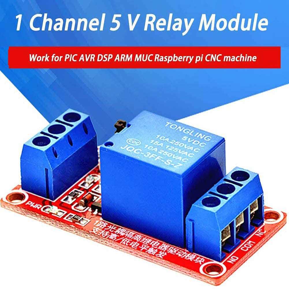 5v Relay Module 1 Channel Relay Board for Raspberry Pi with Opto ...