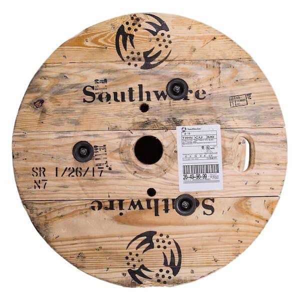 Southwire 4 Black Stranded CU SIMpull THHN Wire - Hardware&Tools Online ...
