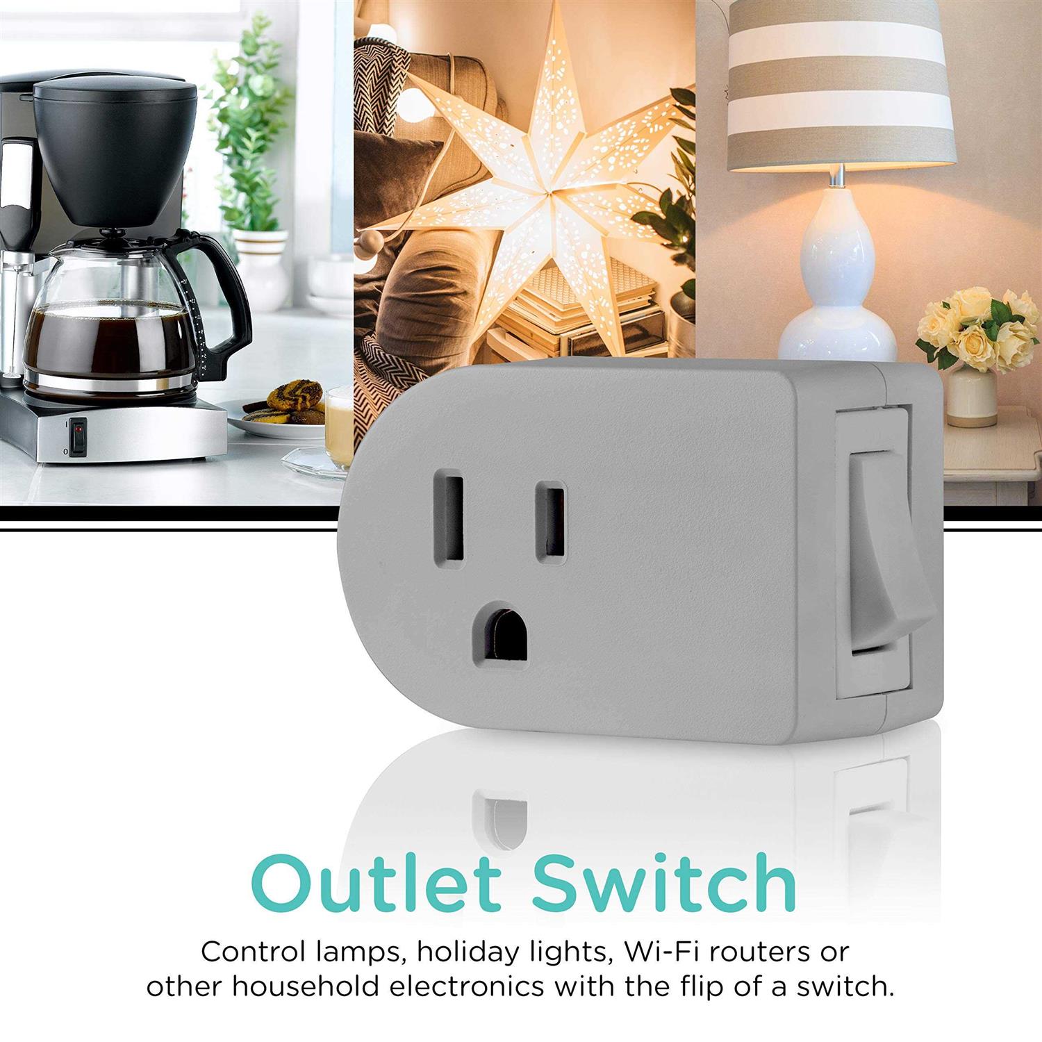 GE Grounded On/Off Power Switch Plug-In - Hardware&Tools Online Store