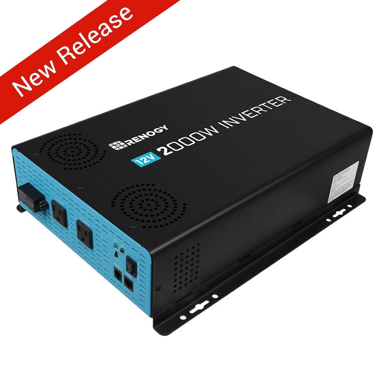 Renogy 2000W 12V Pure Sine Wave Inverter with Power Saving Mode ...