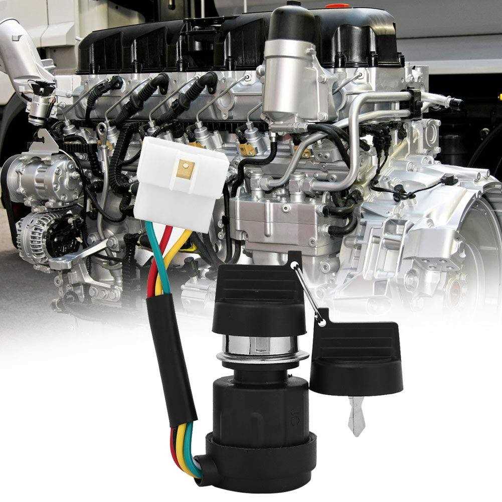 Ignition Starter Switch 5 Wire Base Ignition Key Switch Replaces Air ...