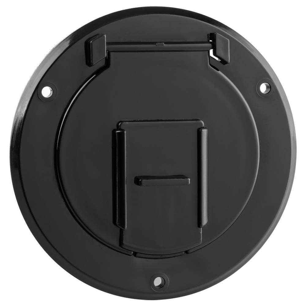 Halotronics RV 4 Round Electrical Cable Hatch for 30 and 50 Amp Cords ...