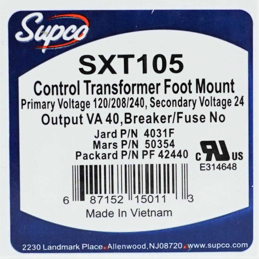 Supco SXT105 Transformer - Hardware&Tools Online Store