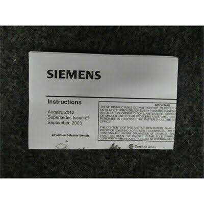Siemens 49SAS01 Selector Switch - Hardware&Tools Online Store