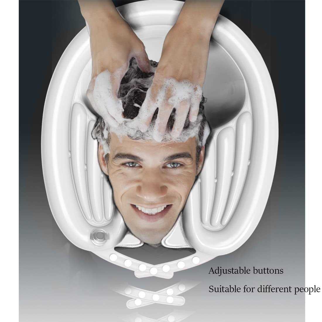 Inflatable Shampoo Basin Lightweight and Portable Shampoo Bowl with Air ...