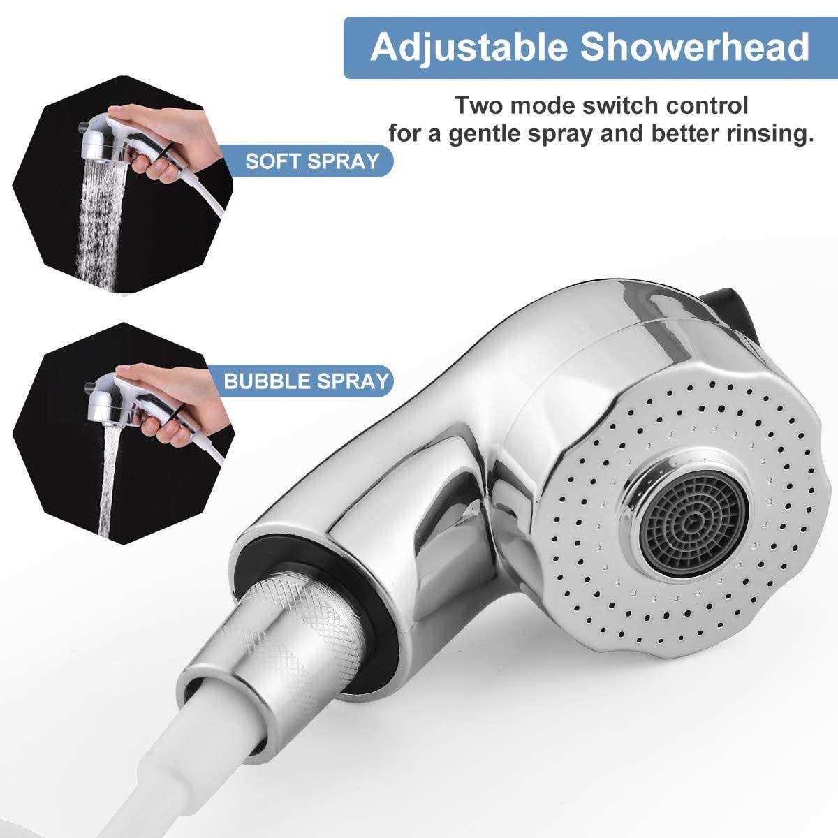 Hand Shower Sink Shower Hose Sprayer for Hair Washing,Faucet Rinser Set ...