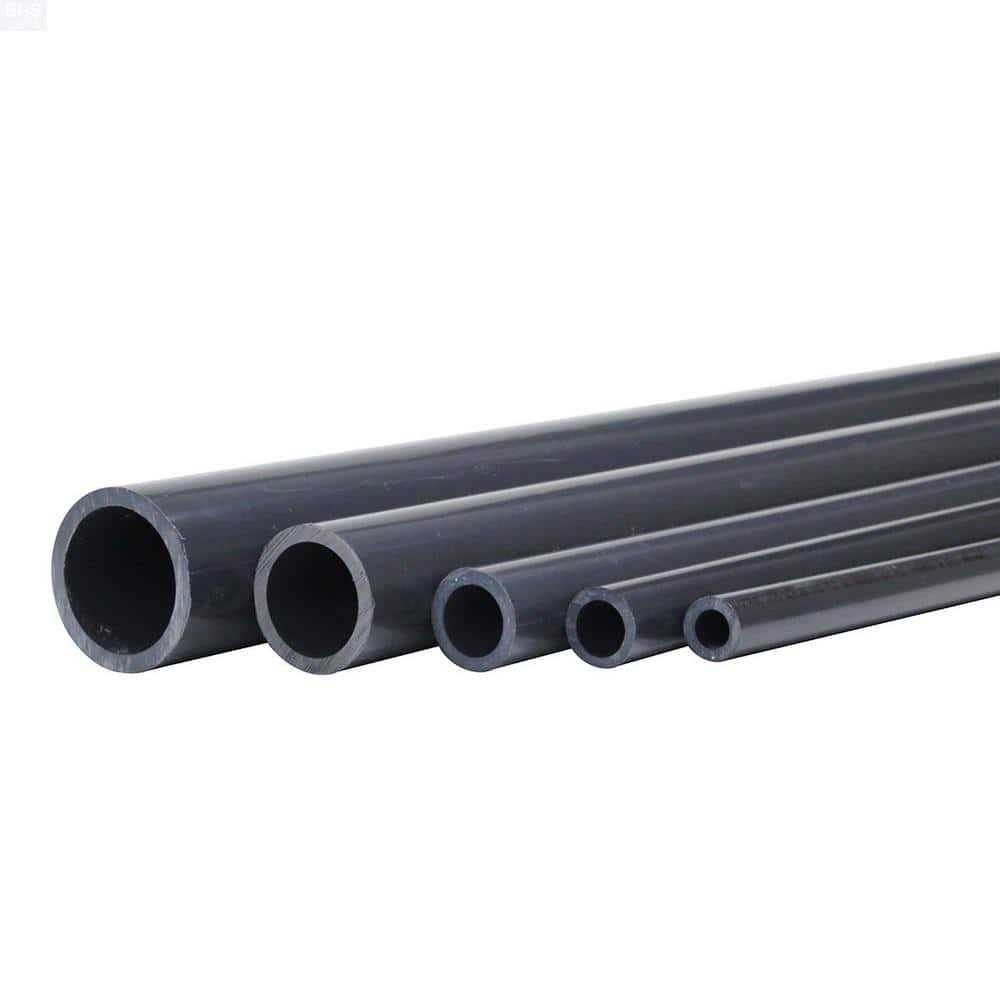 PVC Pipe Schedule 80 Industrial Grade Grey Grey/PVC - Hardware&Tools ...