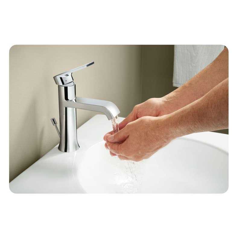 Moen Genta Chrome One-Handle Bathroom Faucet 6702 - Hardware&Tools Online Store