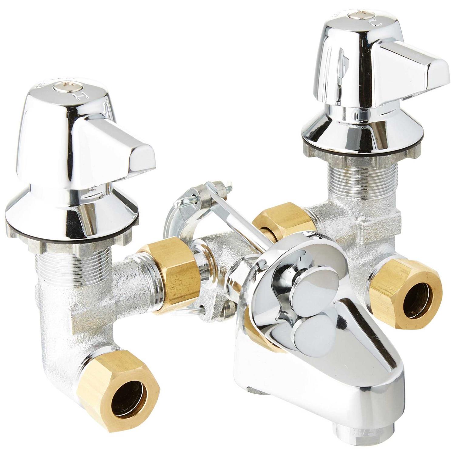 Central Brass 1177-A Two Handle Shelf Back Bathroom Faucet - Hardware ...
