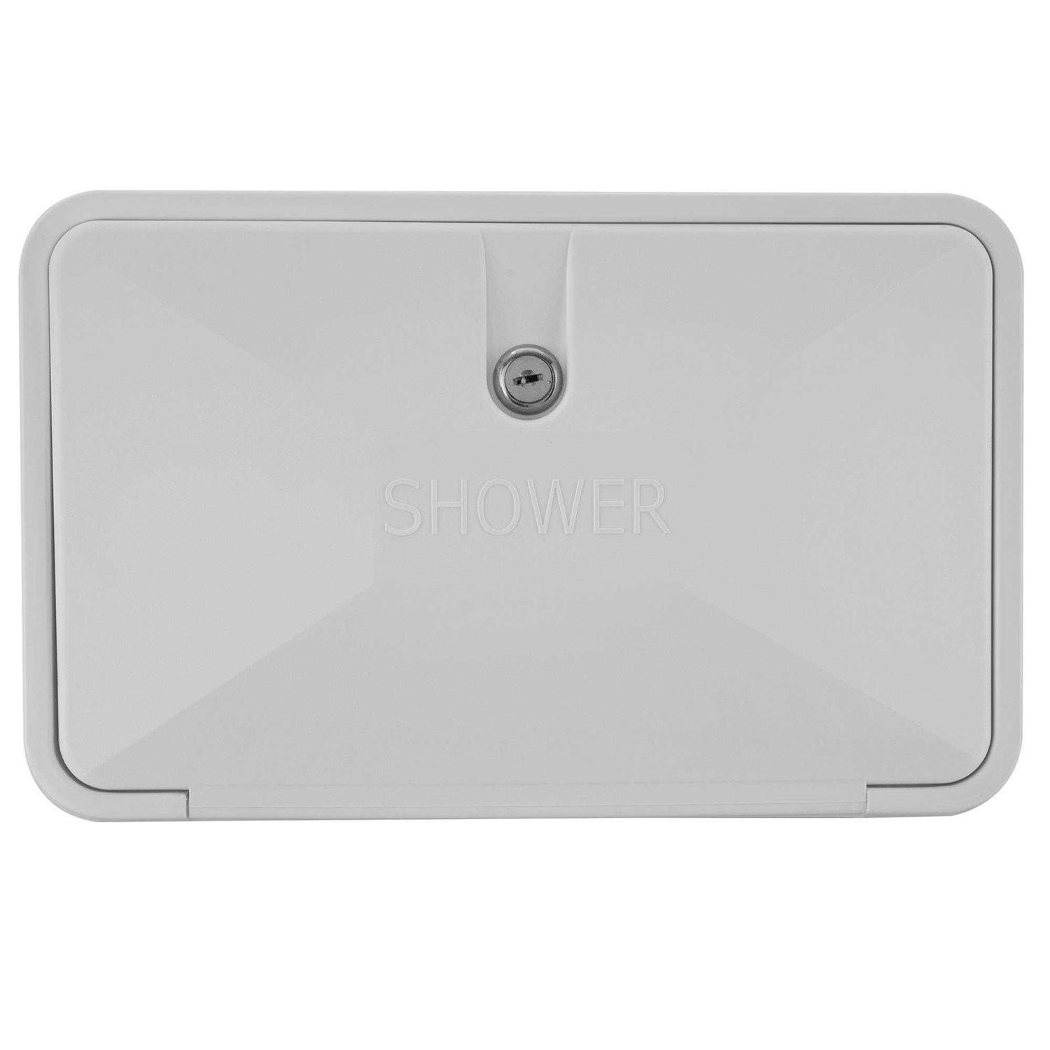 RecPro RV Exterior Shower Box Kit Faucet Hose Camper Trailer Cowboy ...