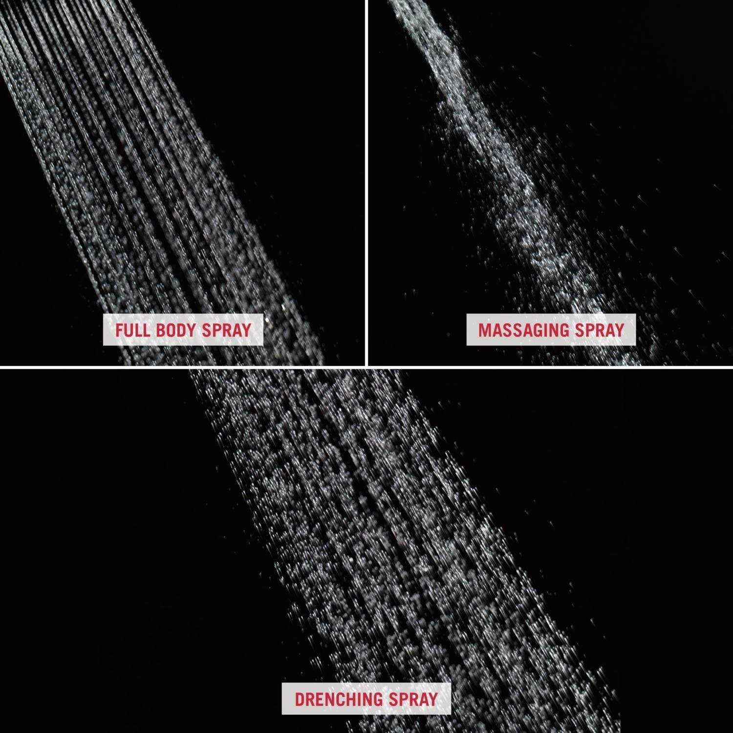 Delta Universal Showering Premium Touch-Clean 3-Setting Shower Head ...