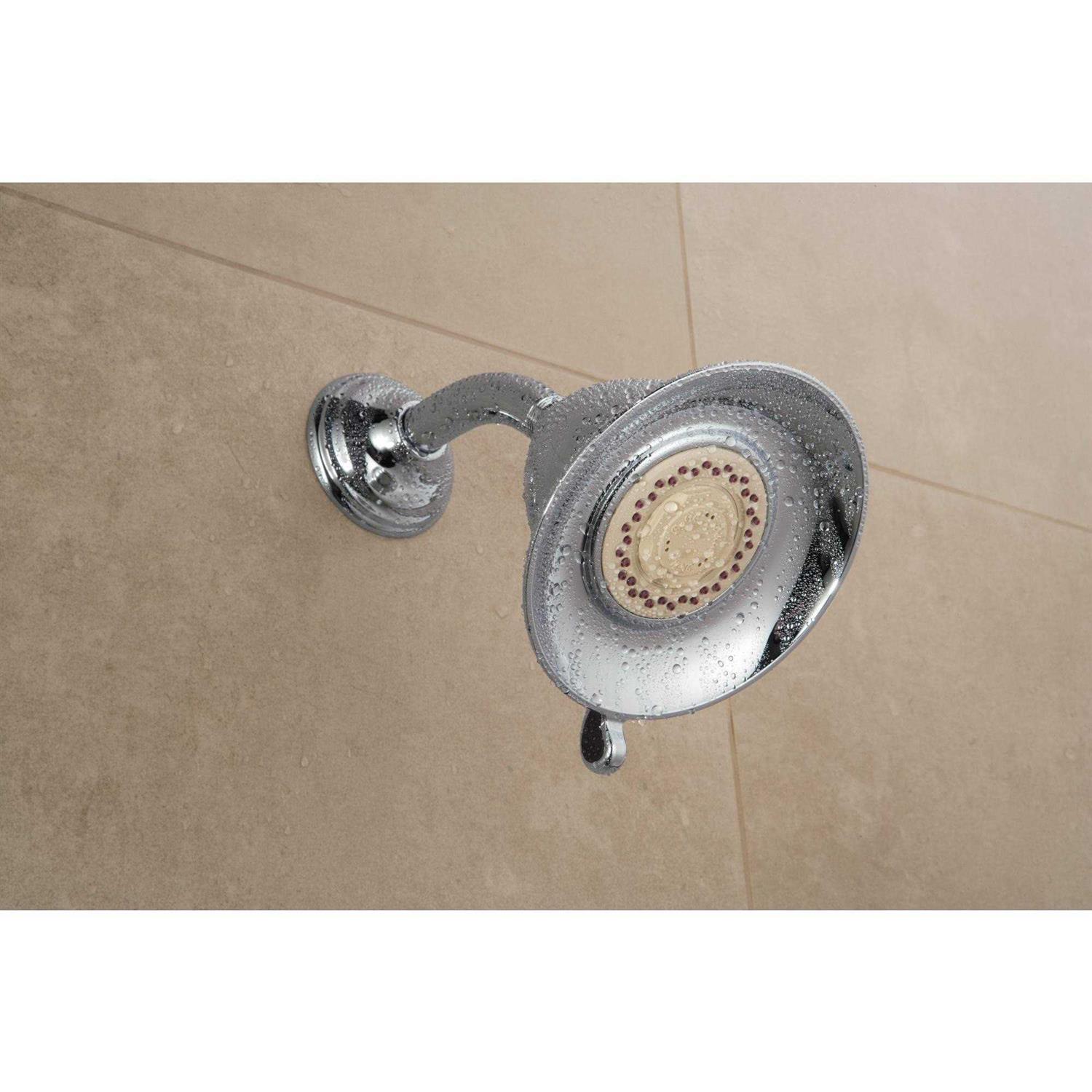 Delta Universal Showering Premium Touch-Clean 3-Setting Shower Head ...